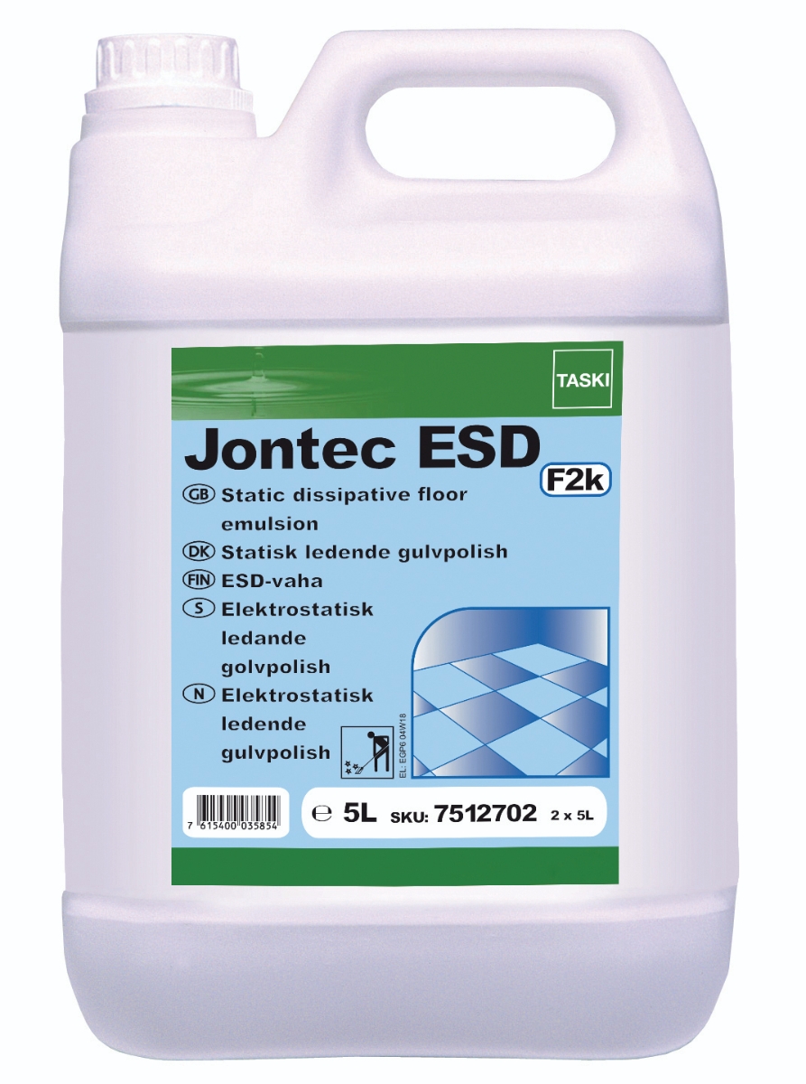 Taski Jontec ESD Static Dissipative Floor Emulsion 2x5L - CK ...