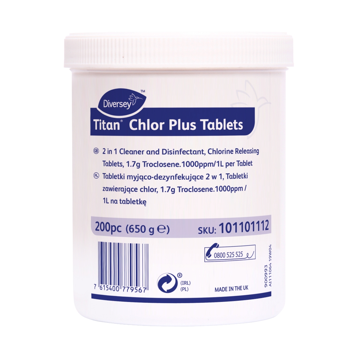 Titan Chlor Plus Tablets - CK Consumables Ltd