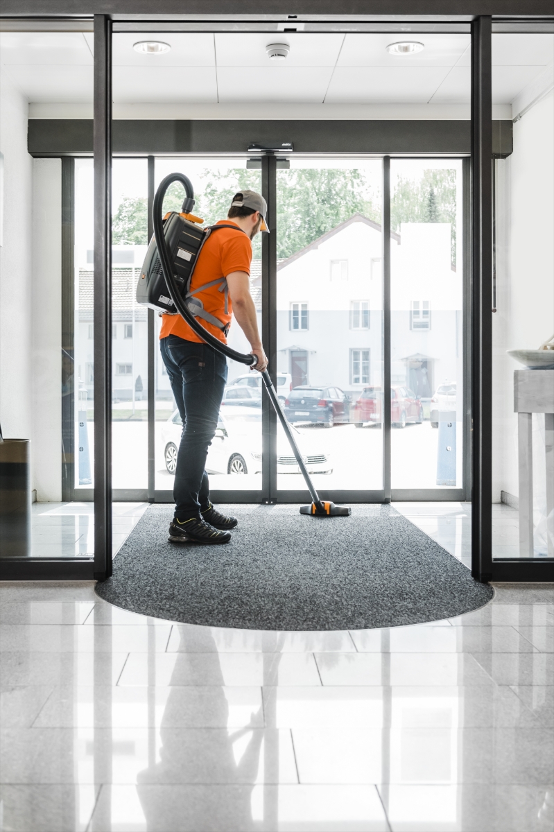 TASKI Aero Back Pack Vacuum - Electric - CK Consumables Ltd